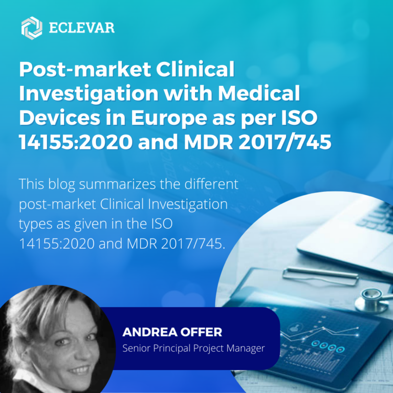 Post-market Clinical Investigation ISO14155:2020 MDR2017/745