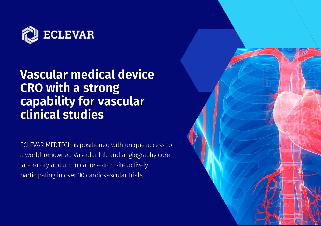 Vascular Brochure - ECLEVAR MedTech, medical device CRO