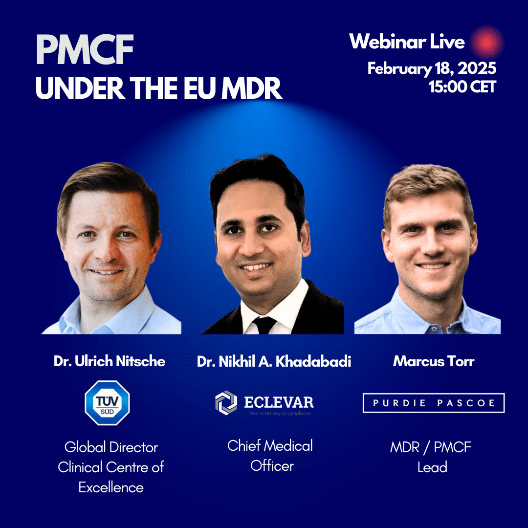 REPLAY WEBINAR : PMCF Under the MDR: Notified Body Insights, Survey Best Practices, and ...